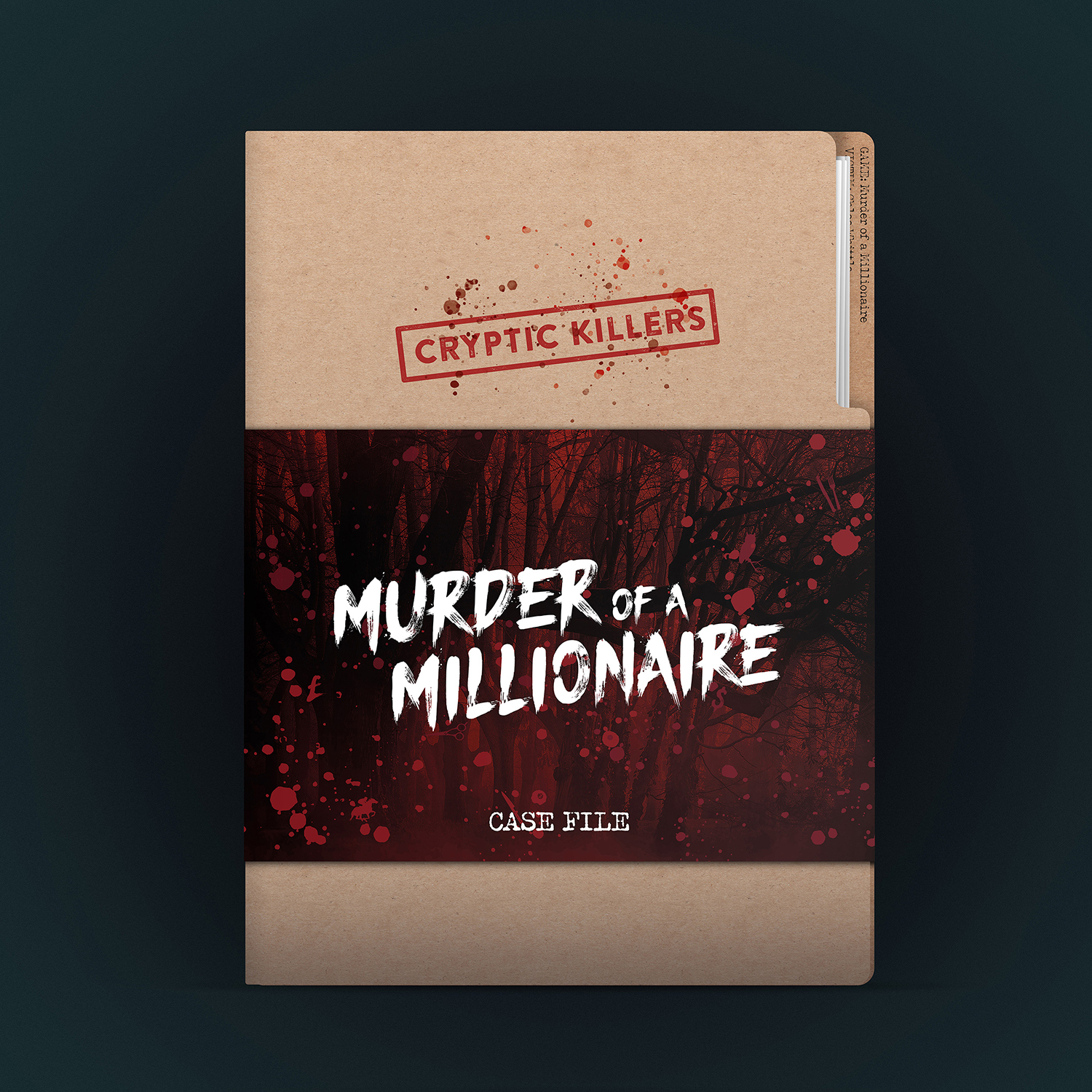 Game one: Murder of a Millionaire - Cryptic Killers